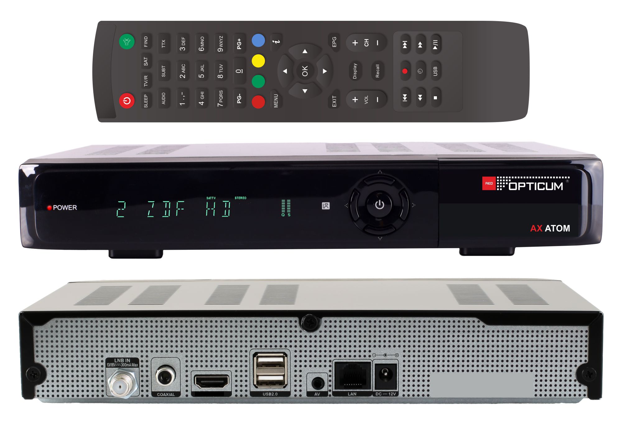 Opticum AX ATOM | DVB-S2X | Satellitenreceiver